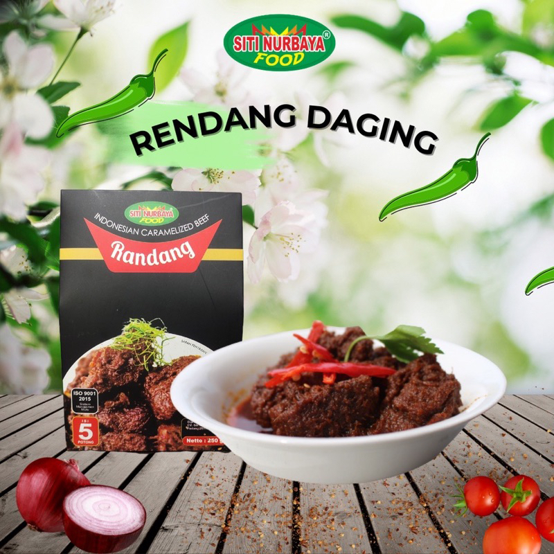 Jual rendang daging sapi padang siti nurbaya 250g | Shopee Indonesia