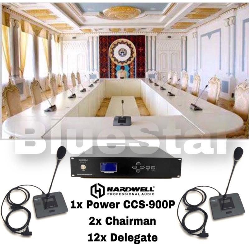 Jual Paket Mic Conference Meeting Hardwell CCS 900 Original 14 Mic ...