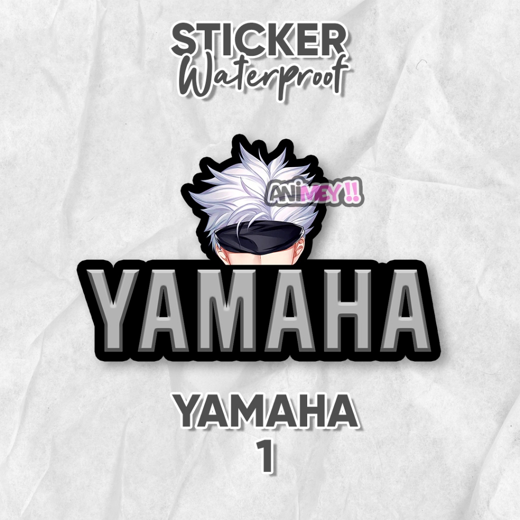 Jual Stiker Gojo Satoru Logo Yamaha / Stiker Anime Waterproof | Shopee ...