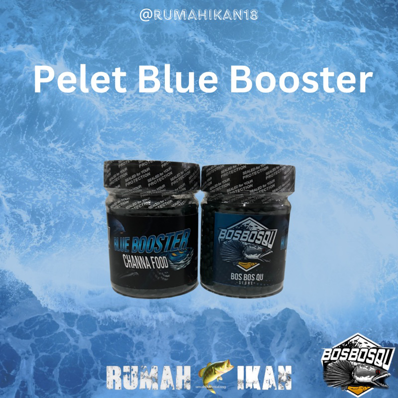 Jual PELET CHANNA BLUE BOOSTER by BOS BOS QU (PIGMEN BIRU) | Shopee ...