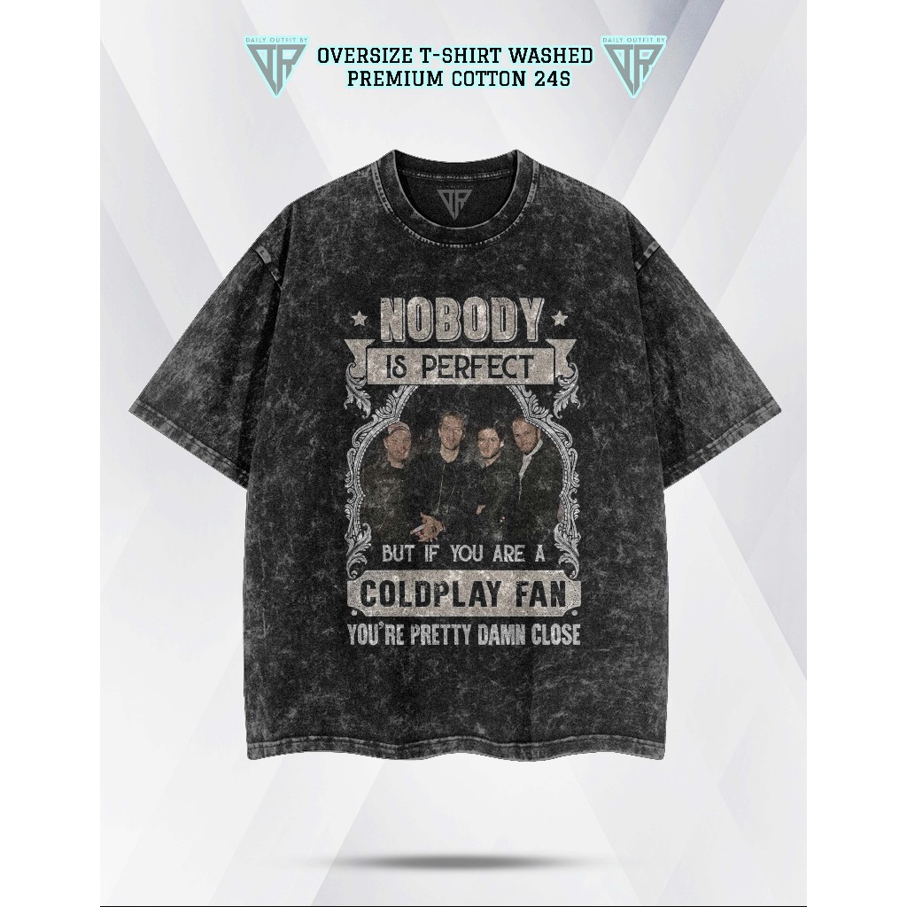Jual Kaos COLDPLAY Fan Music Vintage Oversized T-shirt Oversize Washed ...