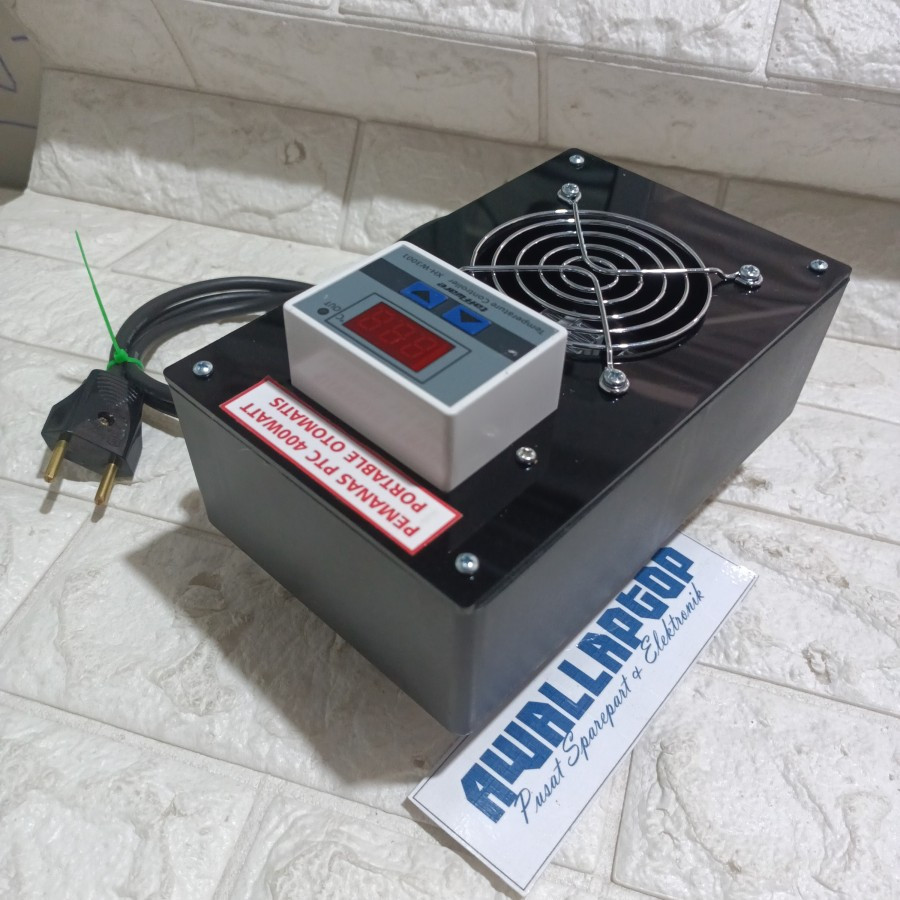Jual pemanas 400w elemen PTC heater 2x200w thermostat otomatis 220v ...