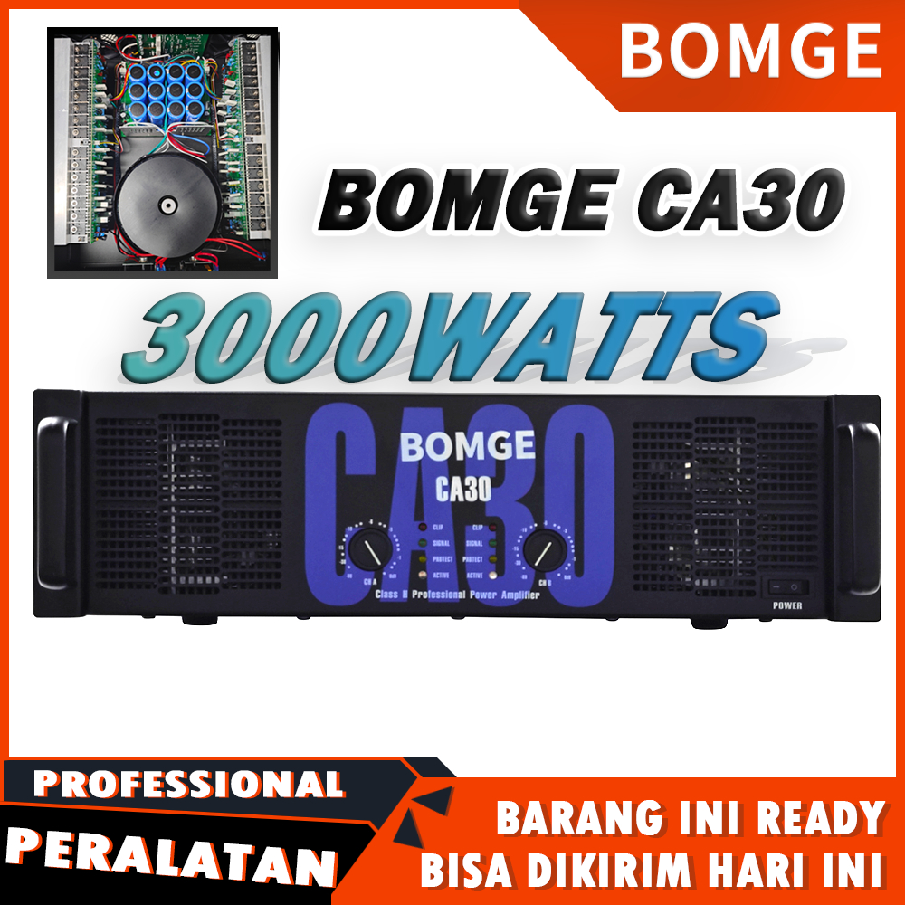 Jual [COD] BOMGE CA30 Professional Power Amplifier Iron Material CA30 3000 Watts for Sound ...