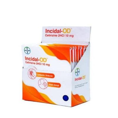Jual INCIDAL TABLET 1 SRTIP @4TABLET incidal obat gatal obat alergi ...