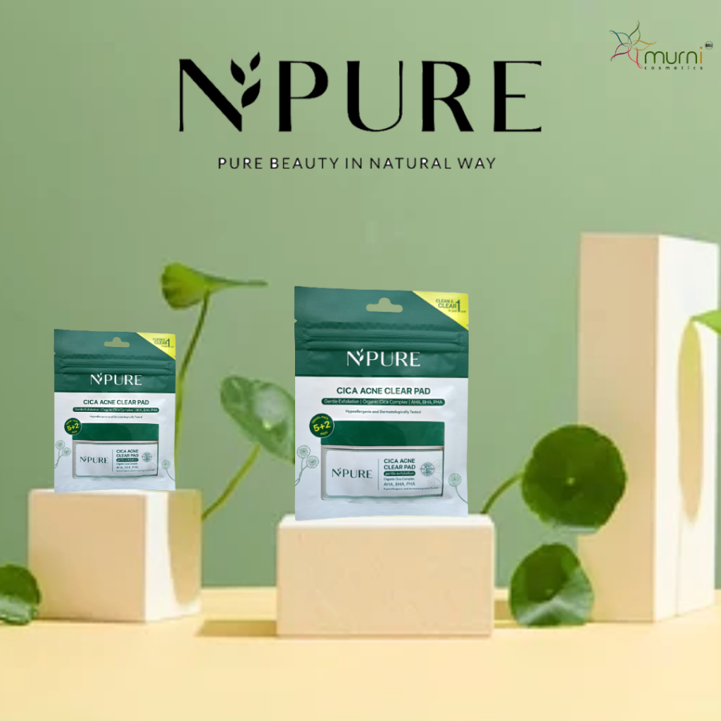 Jual {HIJAU} NPURE CICA ACNE CLEAR PAD ZIPLOCK 17.5GR ( 5+2 PADS ...