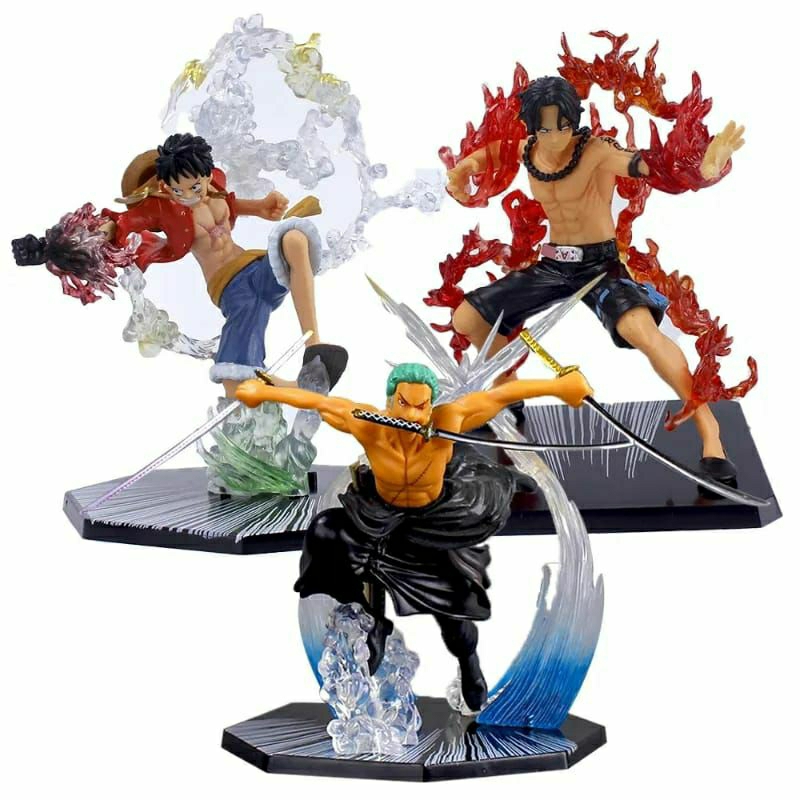 Jual zoro ace luffy fzo battle shf figuart zero roronoa action figure ...