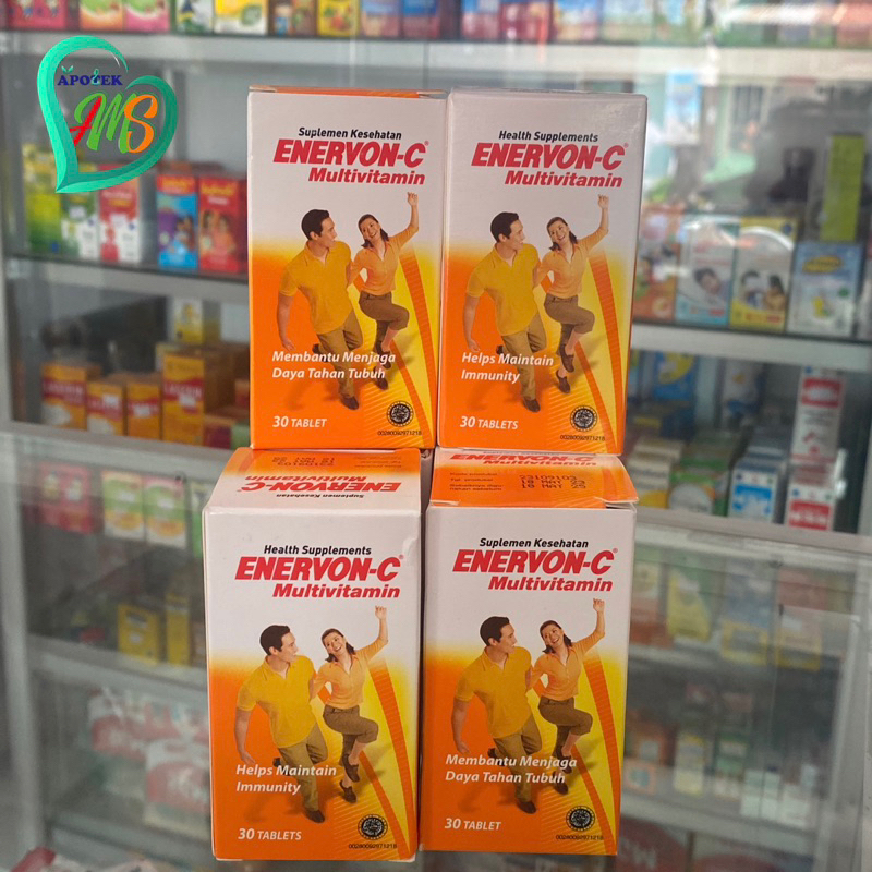 Jual Enervon C Multivitamin 30 Tablet | Shopee Indonesia
