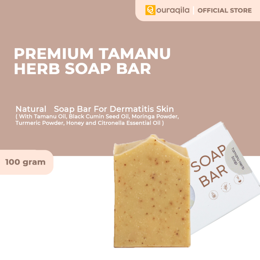 Jual Sabun Premium Tamanu Herb OURAQILA (Sabun Kulit Gatal & Dermatitis ...