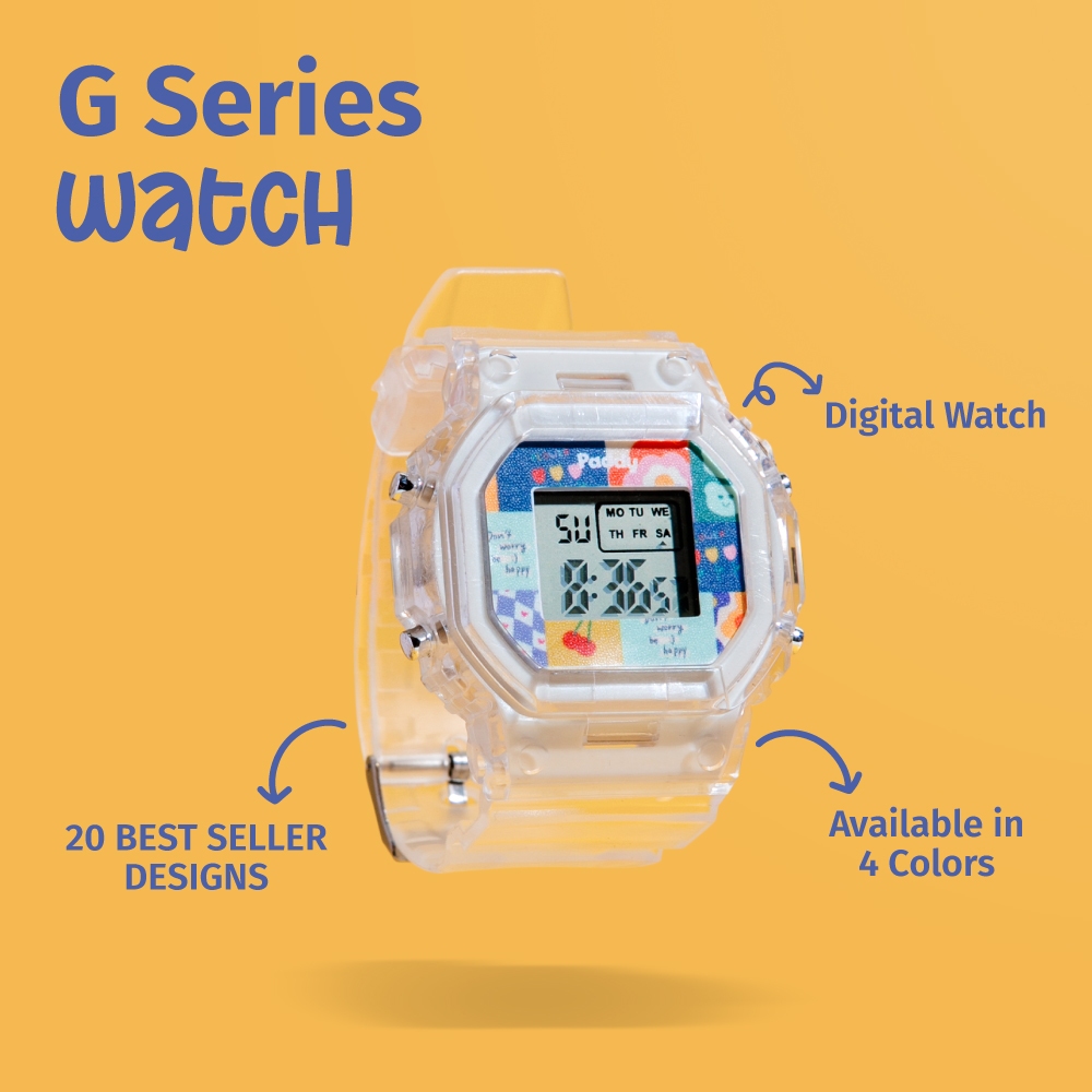 Jual Paddywatch G Series - Jam Tangan Rubber Digital Custom Gambar ...