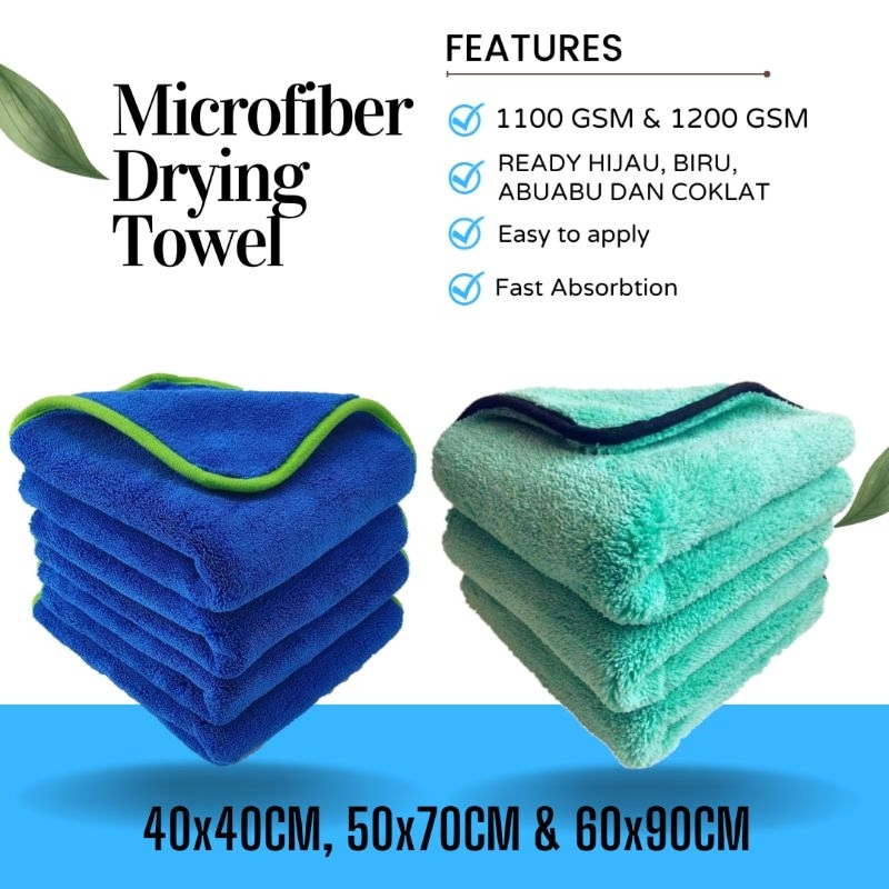 Jual Microfiber Drying Towel / Lap Microfiber Tebal Jumbo Large / Lap ...