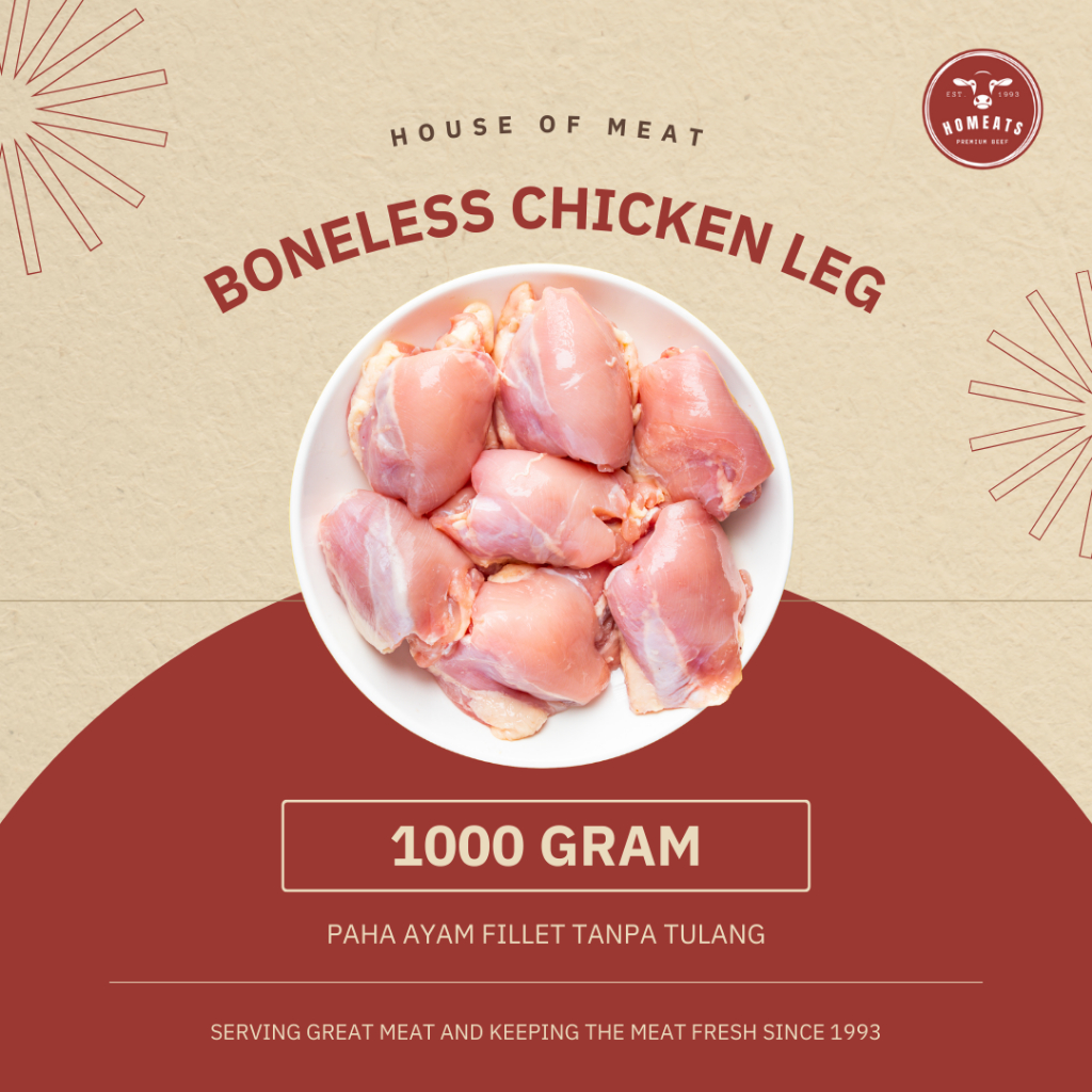 Jual Paha Ayam Fillet Segar Tanpa Tulang Boneless Chicken Leg Fresh ...