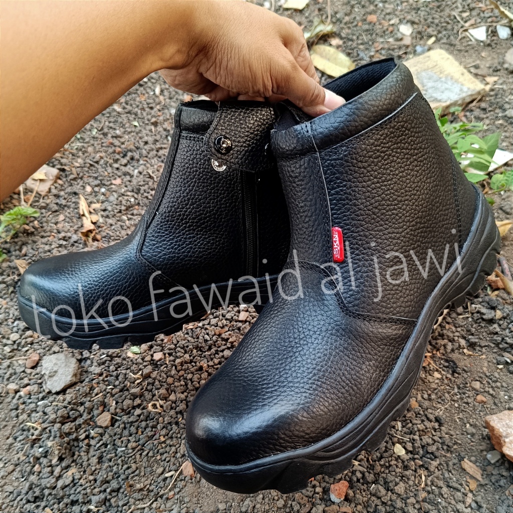 Jual Sepatu safety king kulit sapi asli skn ujung besi keselamatan ...