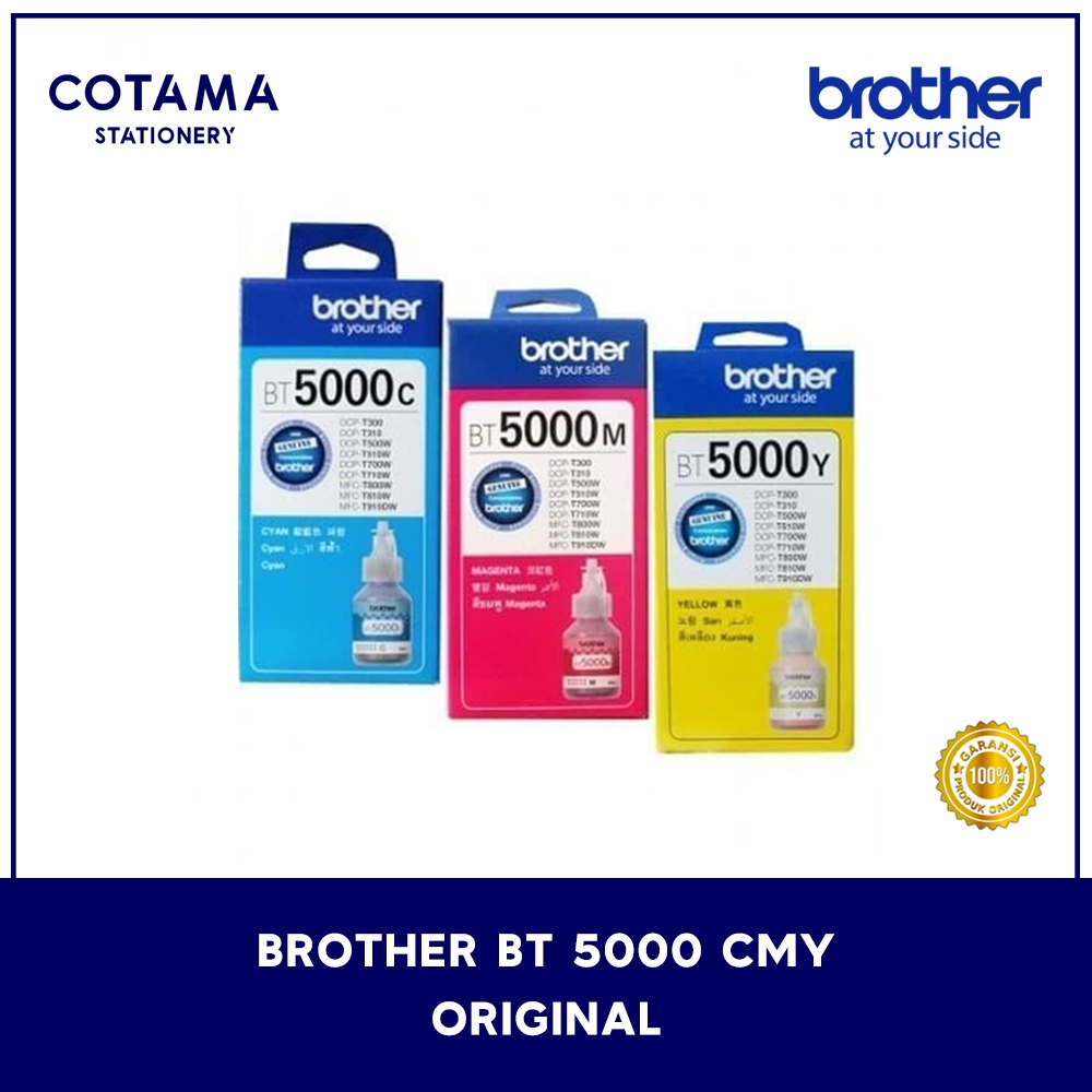 Jual Tinta Brother BT5000 Cyan Magenta Yellow Original | Shopee Indonesia