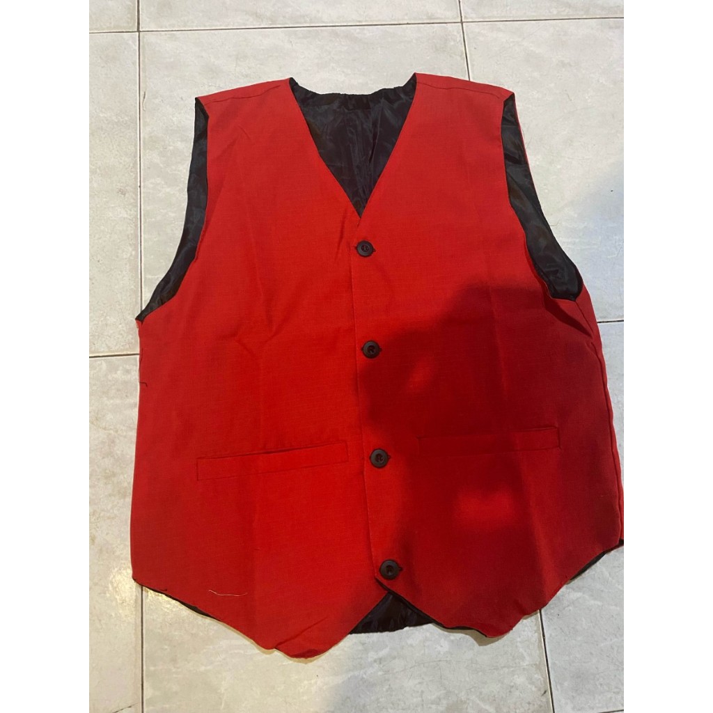 Jual KOSTUM COSPLAY LUFFY ONE PIECE LIVE ACTION HALLOWEEN / BAJU MERAH ...