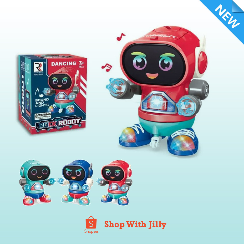 Jual Rock Robot/Dancing Robot/Mainan Robot Anak | Shopee Indonesia