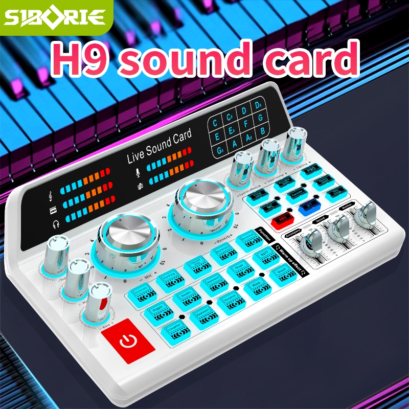 Jual Siborie H9 Sound Card 48V Original soundcard external for ...