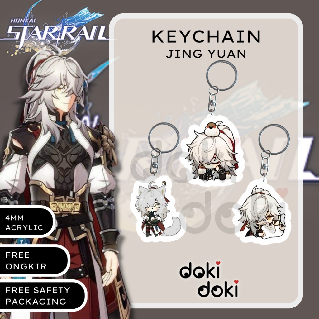 Jual GANTUNGAN KUNCI KEYCHAIN JING YUAN HONKAI STAR RAIL | Shopee Indonesia