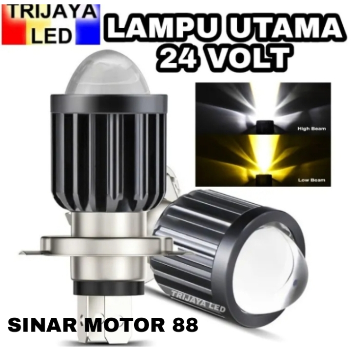 Jual Lampu LED Utama Motor Mobil H4 Laser D2 Putih Kuning AC DC Yamaha Vixion Ninja R15 Pulsar ...