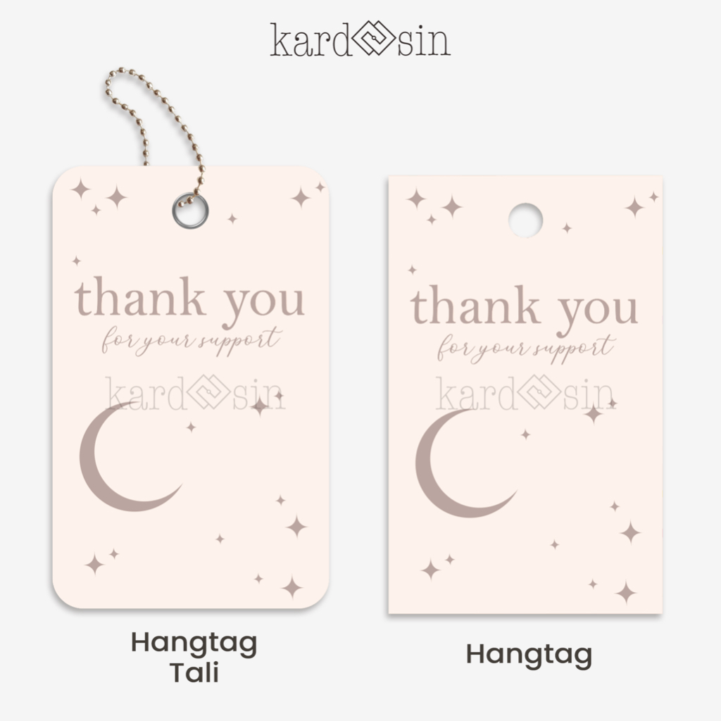 Jual HANGTAG HANG TAG GREETING CARD KARTU UCAPAN PRINTING PRINT STICKER ...