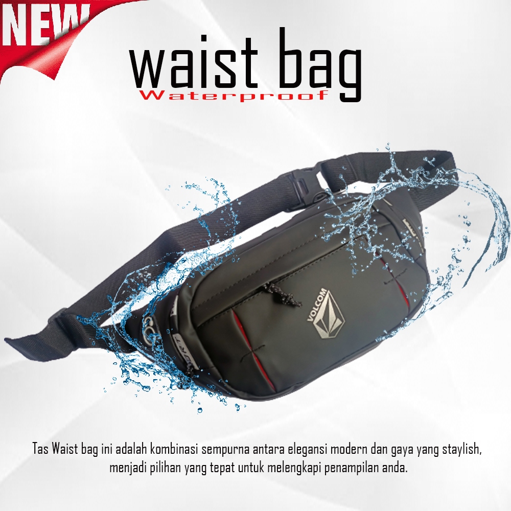 Jual Tas Waist bag pria & wanita / Tas selempang waterproof | Shopee ...