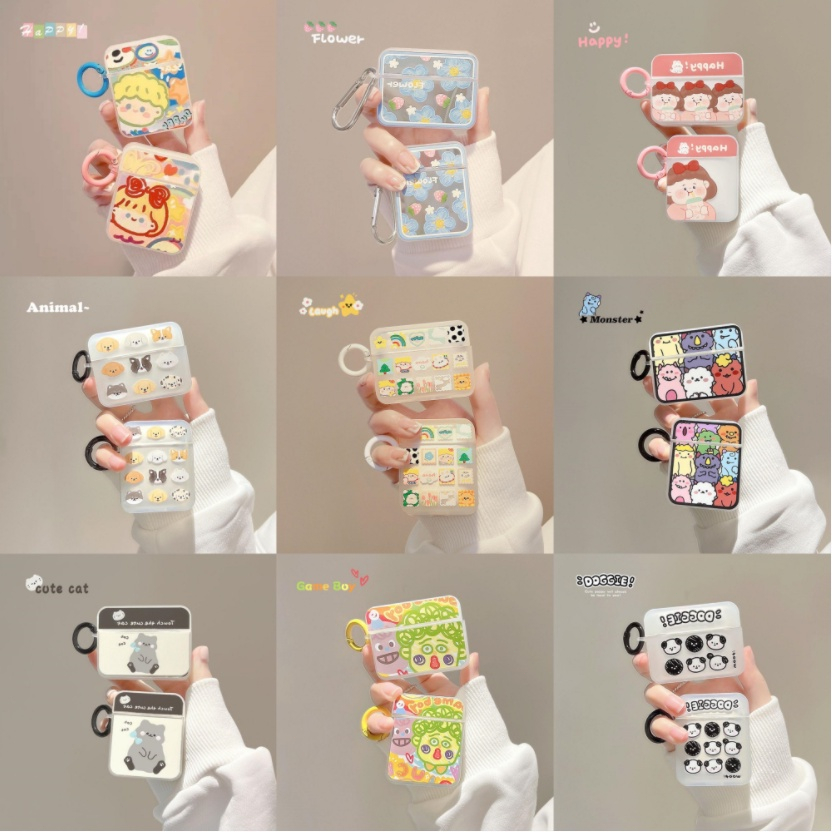 Jual Airpods Case/ Hard Case TPU Motif Kartun Lucu Cover Airpods 1 2 3 ...