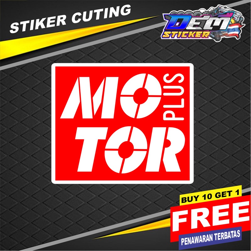 Jual STIKER MOTOR PLUS STIKER CUTING MOTORPLUS HOLOGRAM DAN CUTING ...