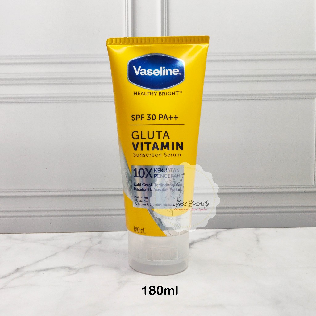Jual Vaseline Healthy Bright SPF30 PA++ / Gluta Vitamin Sunscreen Serum ...