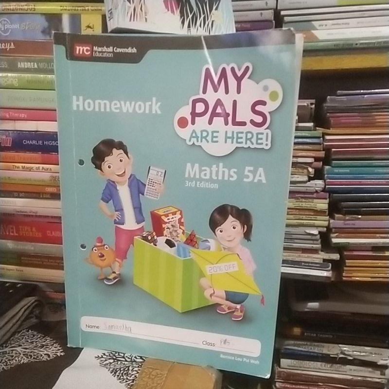 Jual buku my pals are here maths 5A homework | Shopee Indonesia