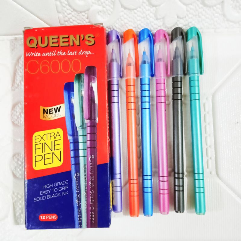 Jual Pulpen Faster Queen's Pulpen mini 0.7 mm 1 pak isi 12 pcs | Shopee ...
