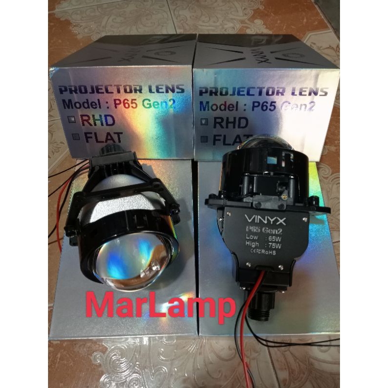 Jual BiLED VINYX P65 65W Gen2 3inch RHD/FLAT Purple Lens TERBARU 1pcs ...