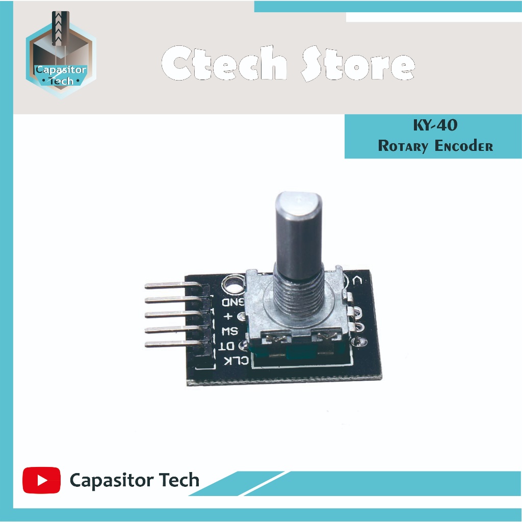 Jual KY-40 Rotary Encoder Sensor Modul Untuk ARDUINO UNO MINI 256 PRO ...