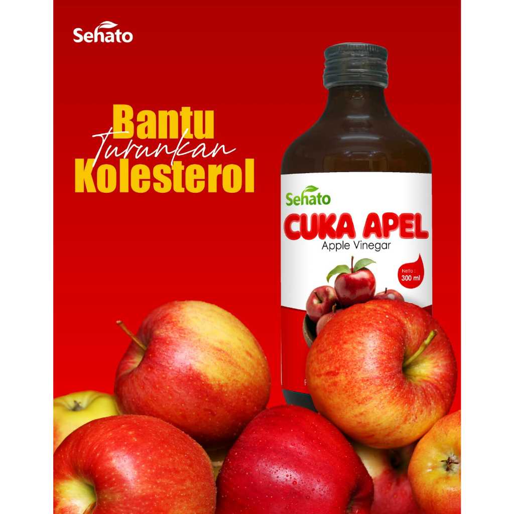 Jual CUKA APEL 100% ORIGINAL 300ML - Apple Vinegar | Shopee Indonesia