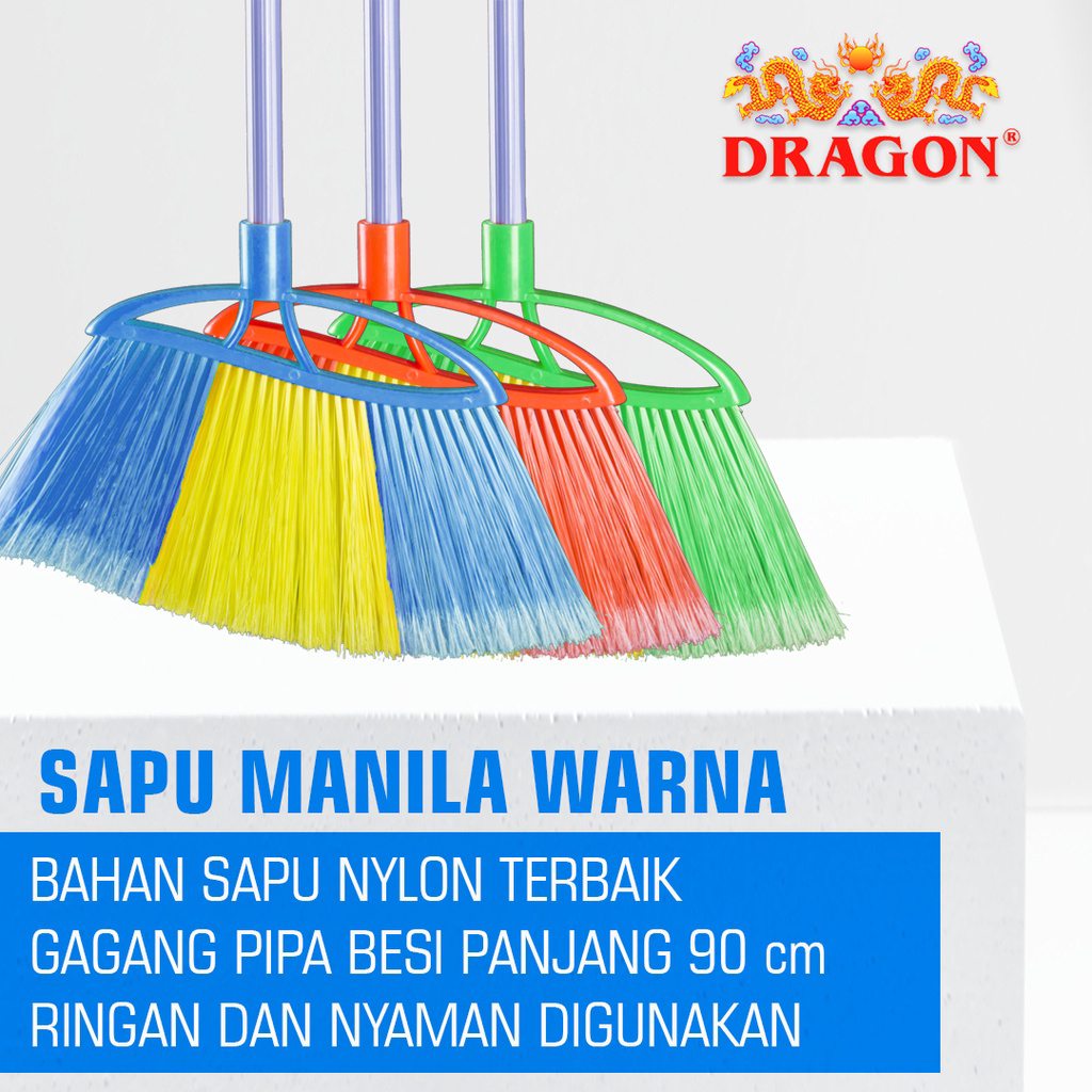 Jual SAPU GAGANG MANILA DRAGON WARNA / SAPU LANTAI | Shopee Indonesia