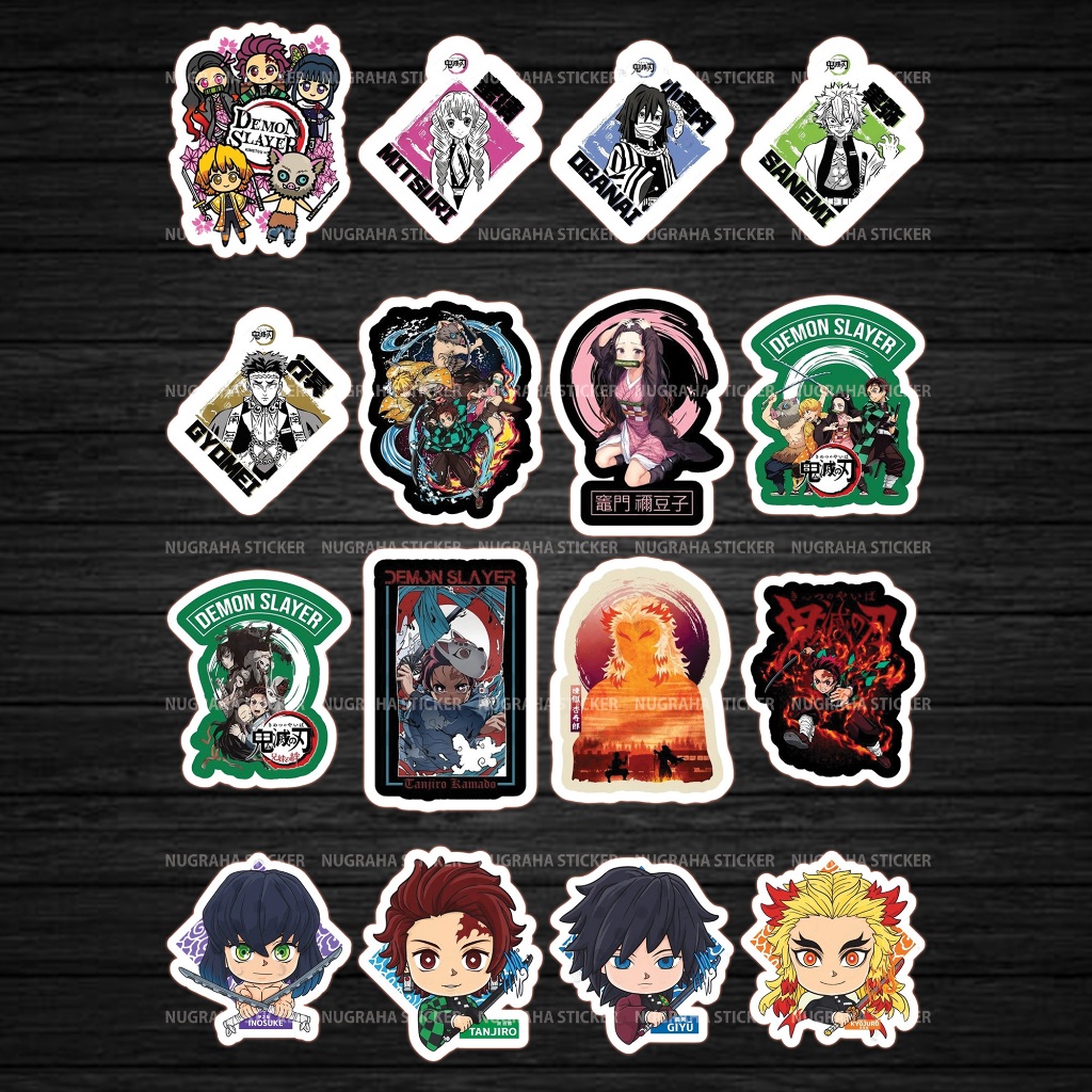 Jual 416 PCS Sticker Muichiro Tokito Demon Slayer - Muichiro Tokito ...