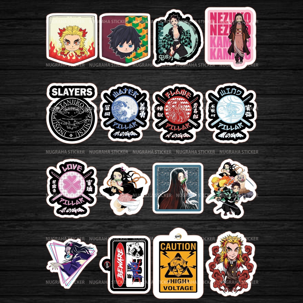 Jual 416 PCS Sticker Muichiro Tokito Demon Slayer - Muichiro Tokito ...