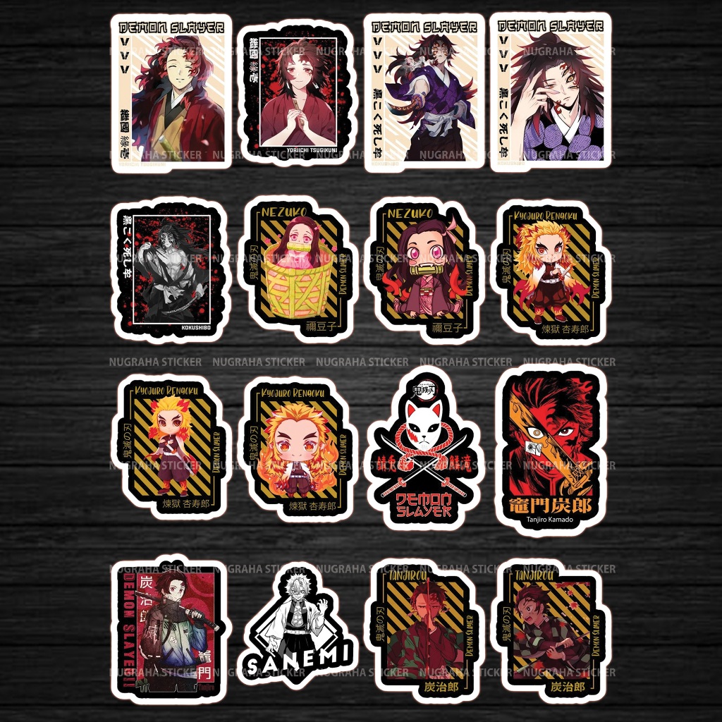 Jual 416 PCS Sticker Muichiro Tokito Demon Slayer - Muichiro Tokito ...