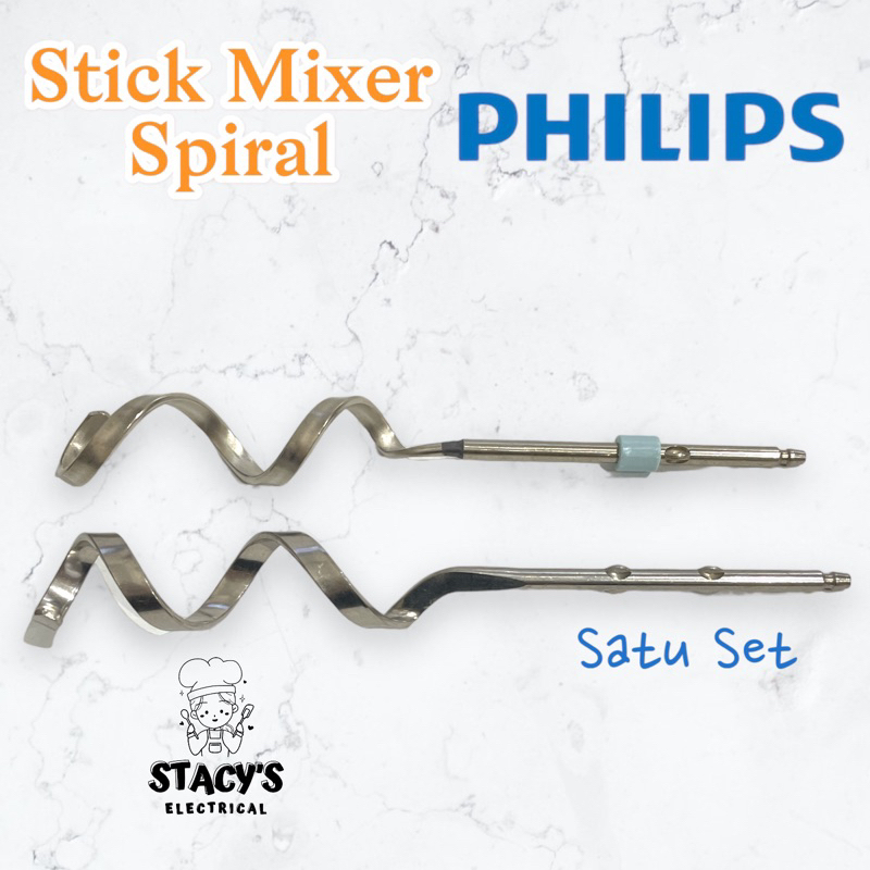 Jual STICK MIXER SPIRAL PHILIPS ORIGINAL (HANDMIXER) | Shopee Indonesia
