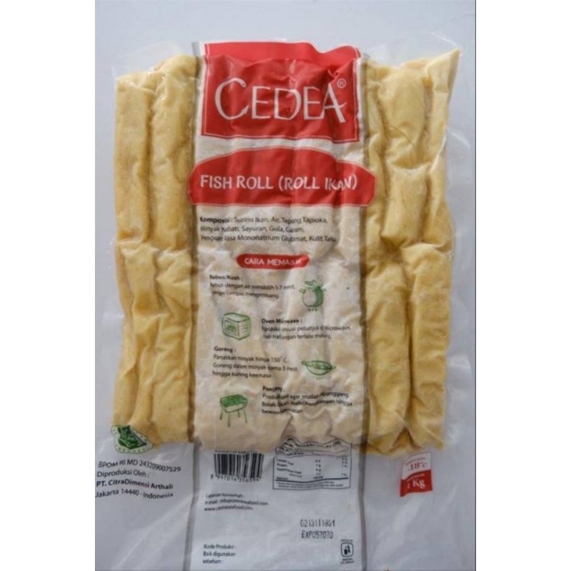 Jual CEDEA FISH ROLL 1kg | Shopee Indonesia