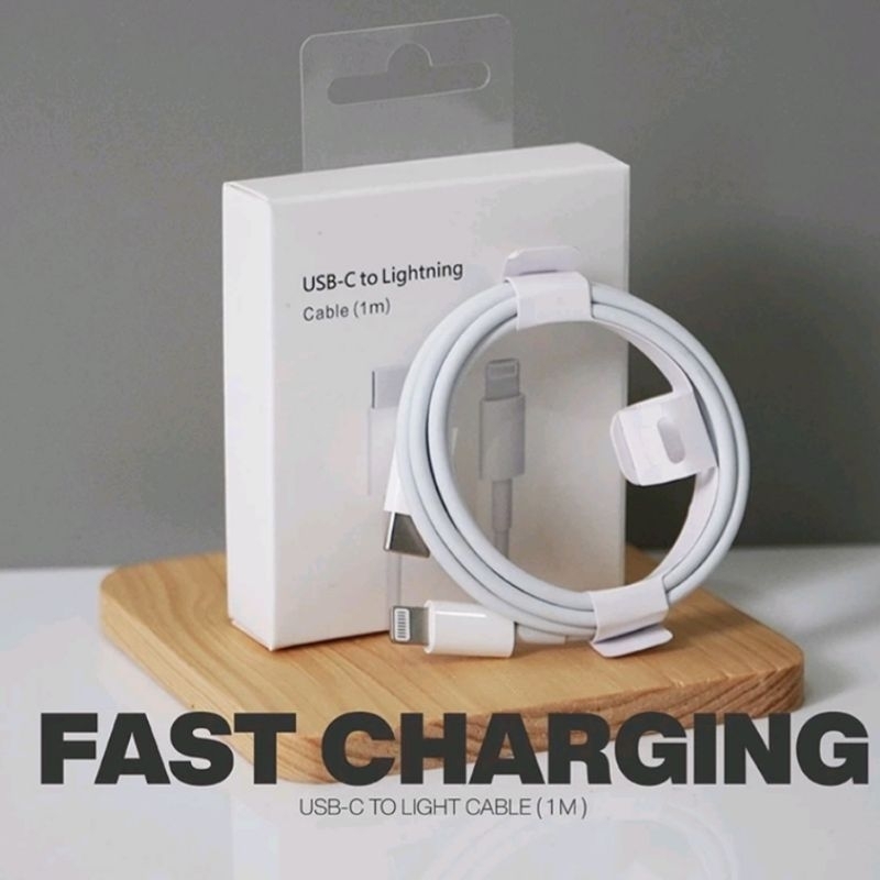 Jual KABEL DATA CHARGER USB TYPE C TO LIGHTNING 1M | Shopee Indonesia