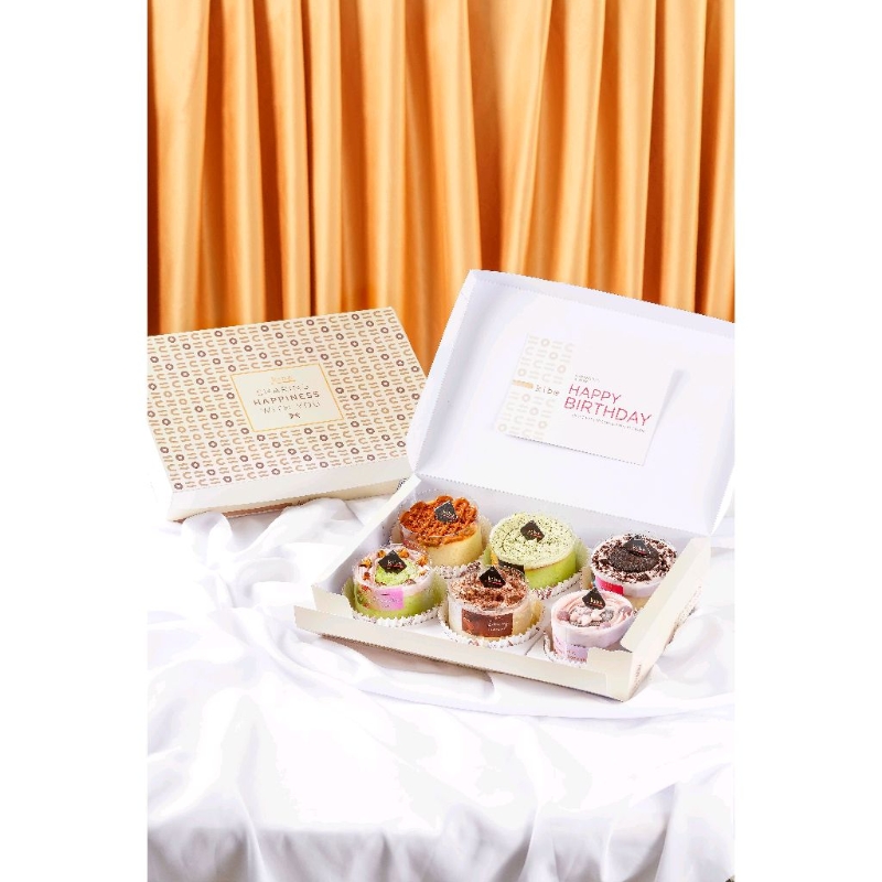 Jual JOYFUL HAMPERS (6 pc Kibo Mini Molten Cheese Cake) | Shopee Indonesia