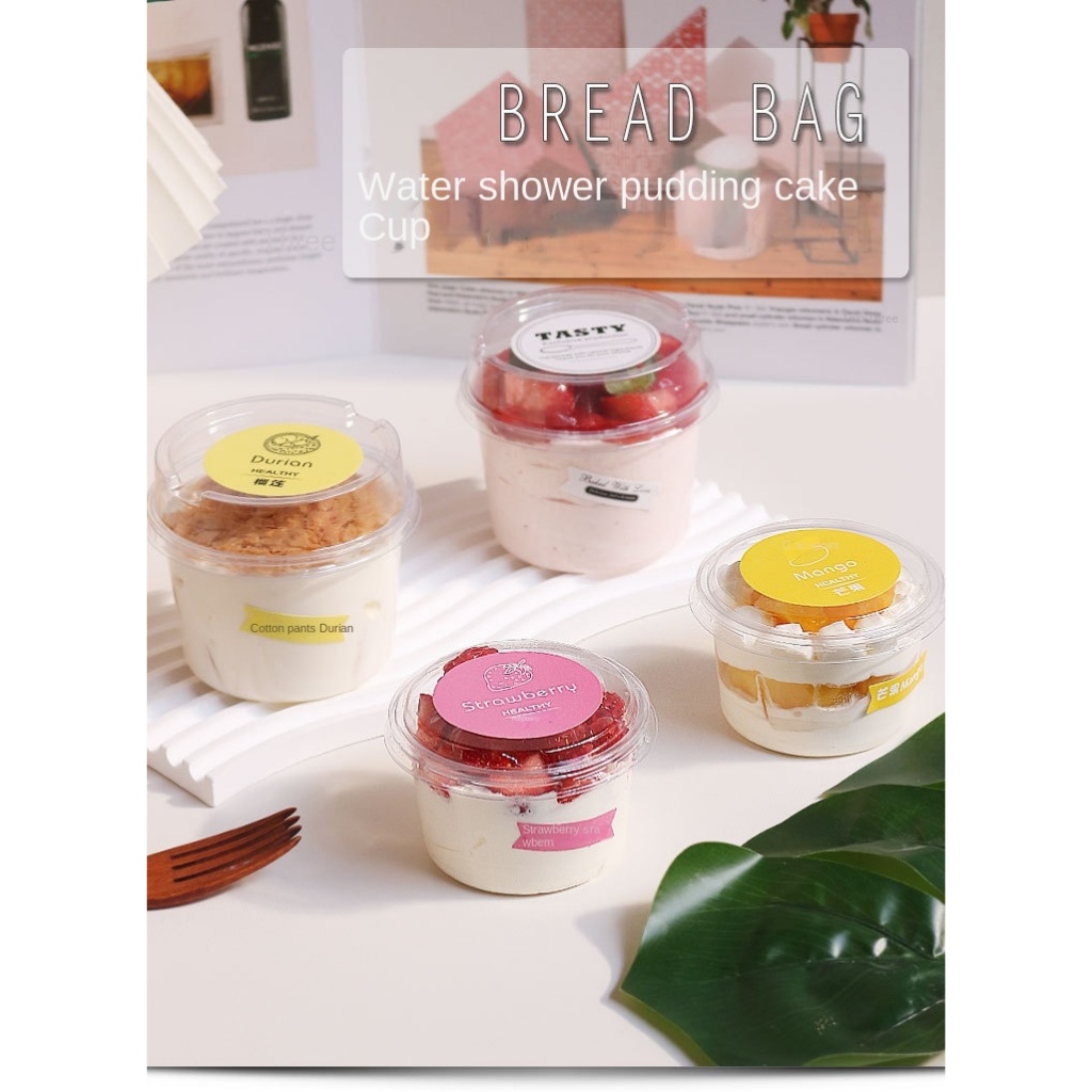 Jual SB10 10pcs korean dessert Cup Premium dessert box tiramisu puding ...
