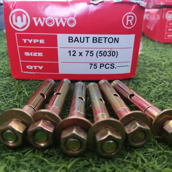 Jual JT88 - Dynabolt Merk WOWO Ukuran M12 x 075/Dinabolt/Baut Beton ...
