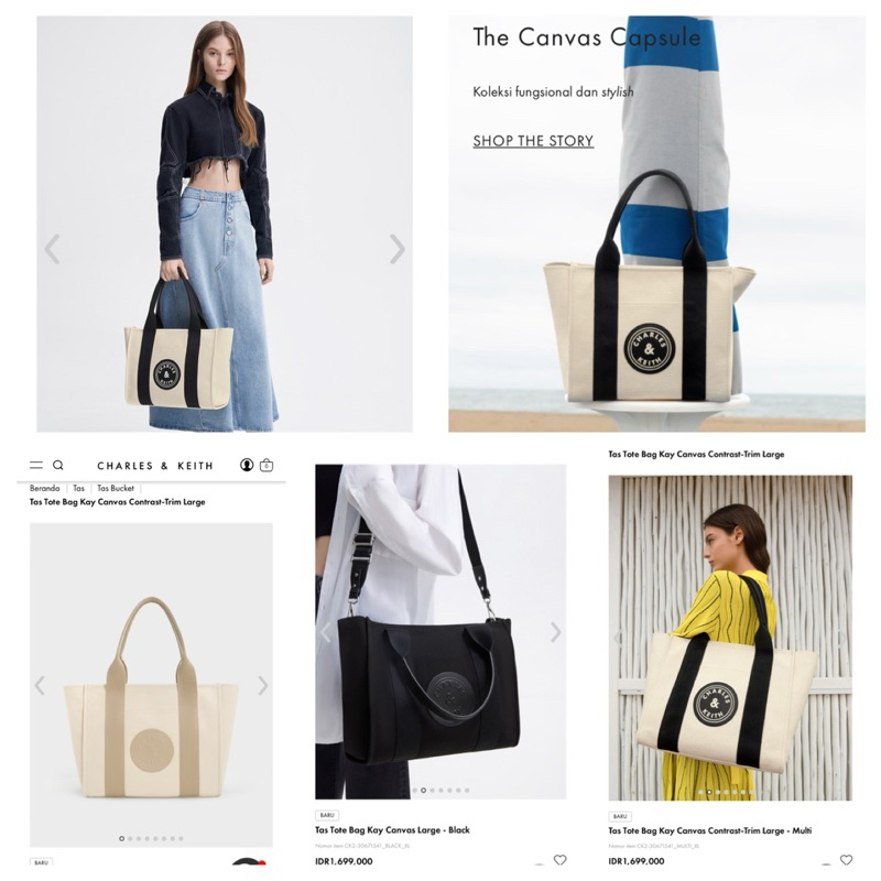 Jual KAY CANVAS TOTE BAG | Shopee Indonesia