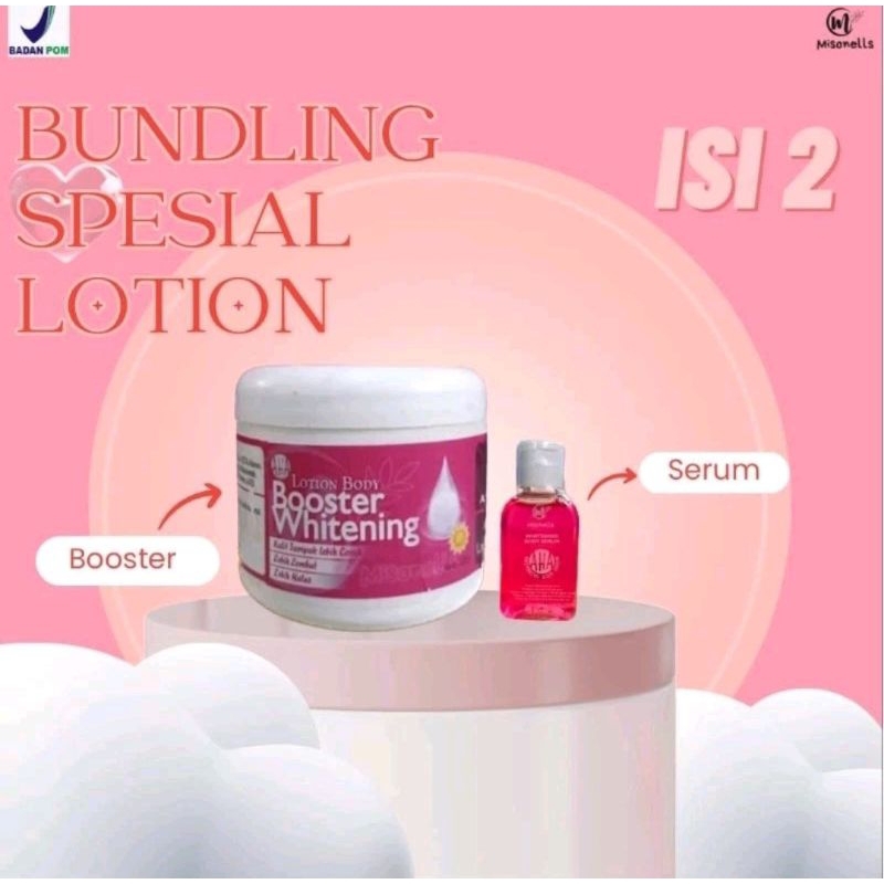 Jual Bundling body lotion Boster plus serum AHA by misonells | Shopee ...