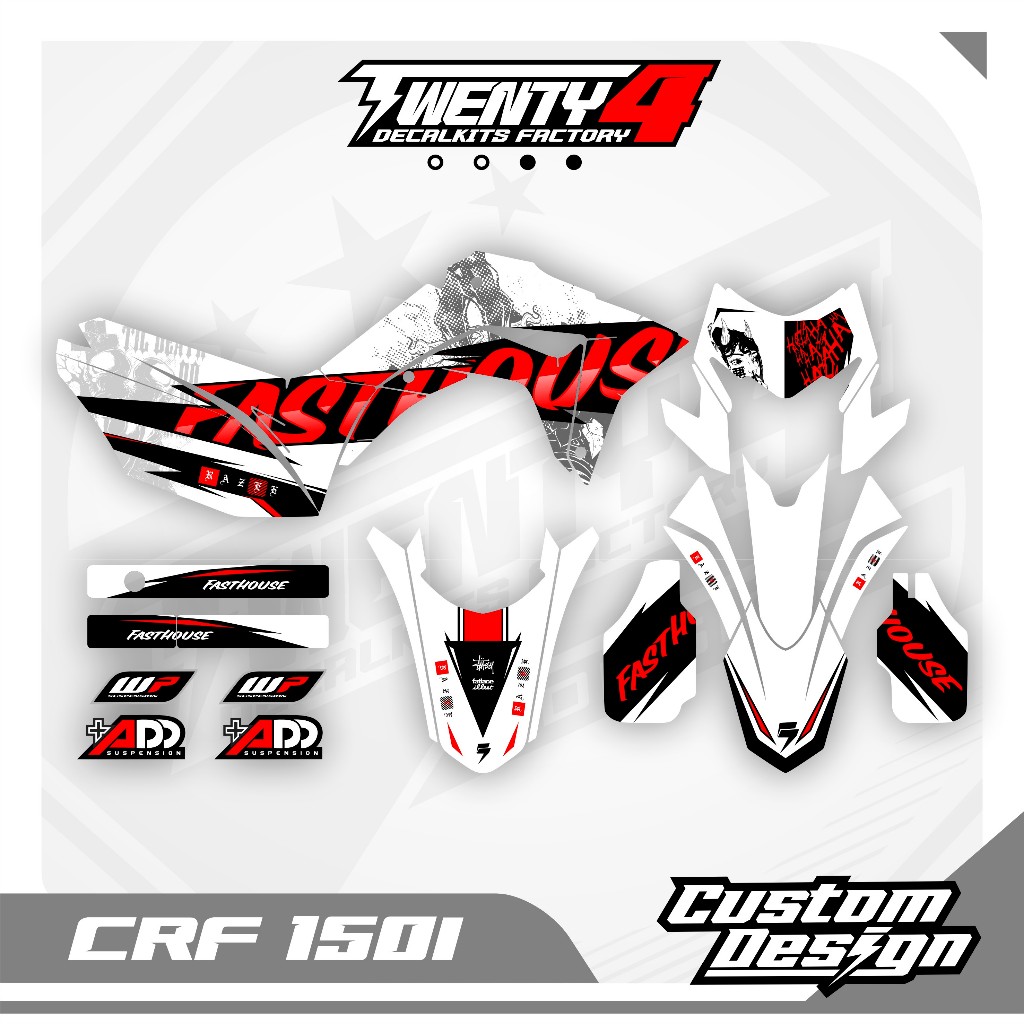 Jual Decal Supermoto Crf 150l Fasthouse - Free Custom Design | Shopee ...