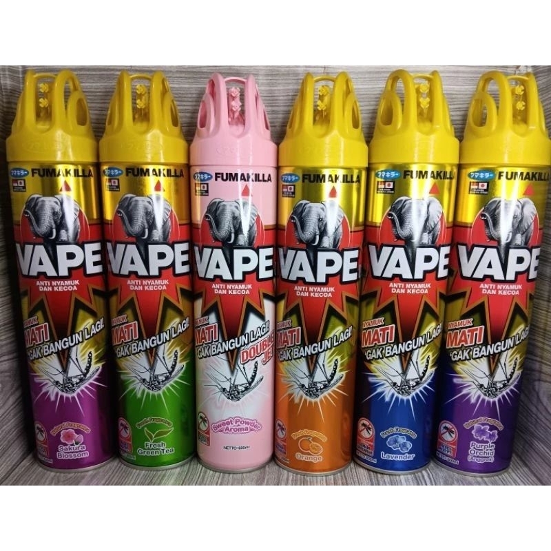 Jual FUMAKILLA VAPE AEROSOL OBAT NYAMUK DAN KECOA 600ML | Shopee Indonesia