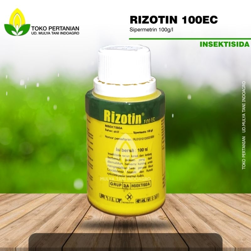 Jual RIZOTIN 100EC (untuk hama semut, ulat grayak, perusak daun ...