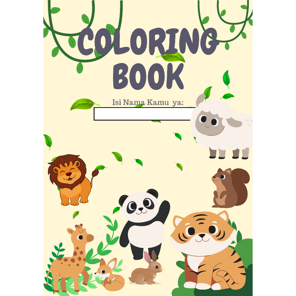 Jual Coloring book / Buku Mewarnai Hewan | Shopee Indonesia
