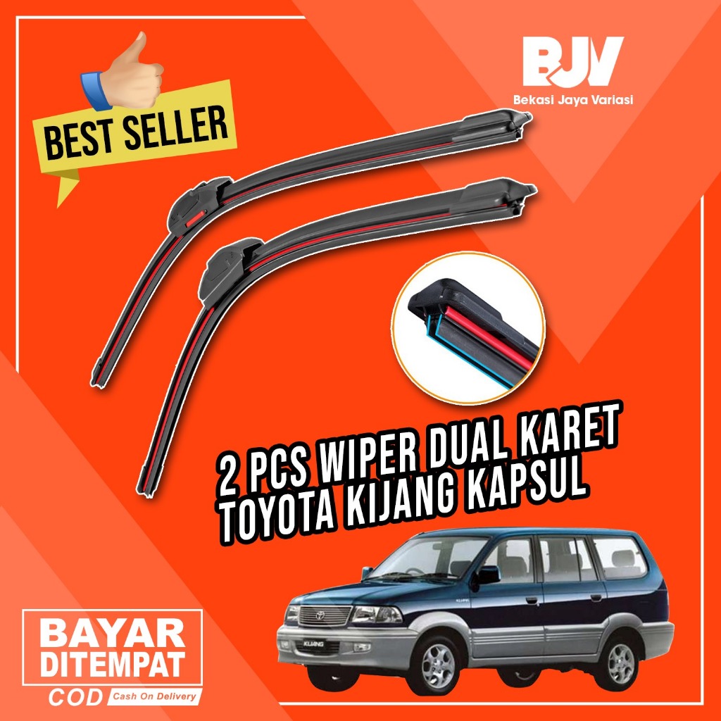 Jual Wiper Mobil Dual Blade - Toyota Kijang Kapsul - Wiper Frameless ...