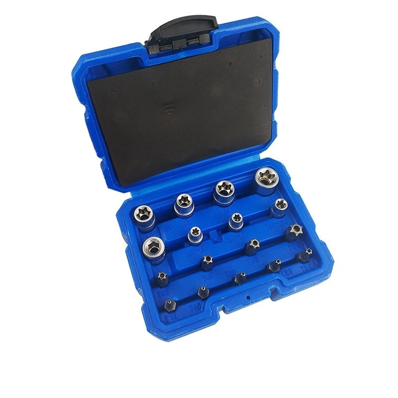 Jual DZT Mata Soket E Type Set Kunci Mata Socket Set 17Pcs 7084 ...